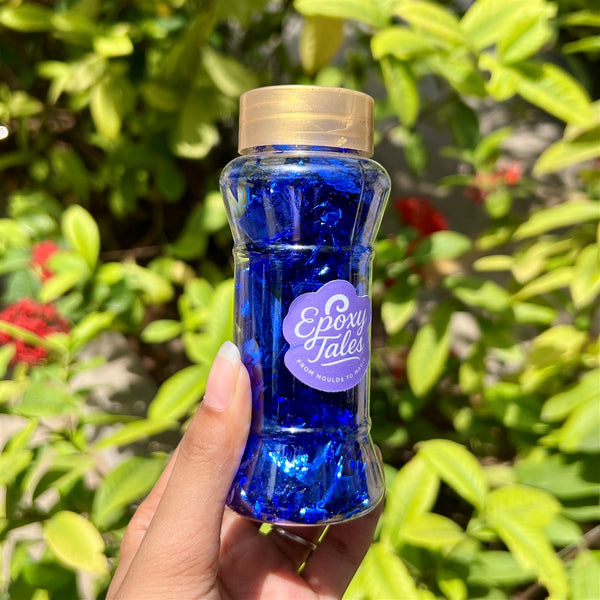 Blue Foil Bottle – Epoxy Tales